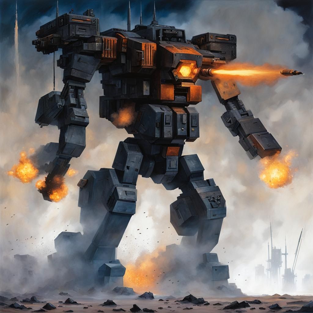 Mech - AI Generated Artwork - NightCafe Creator