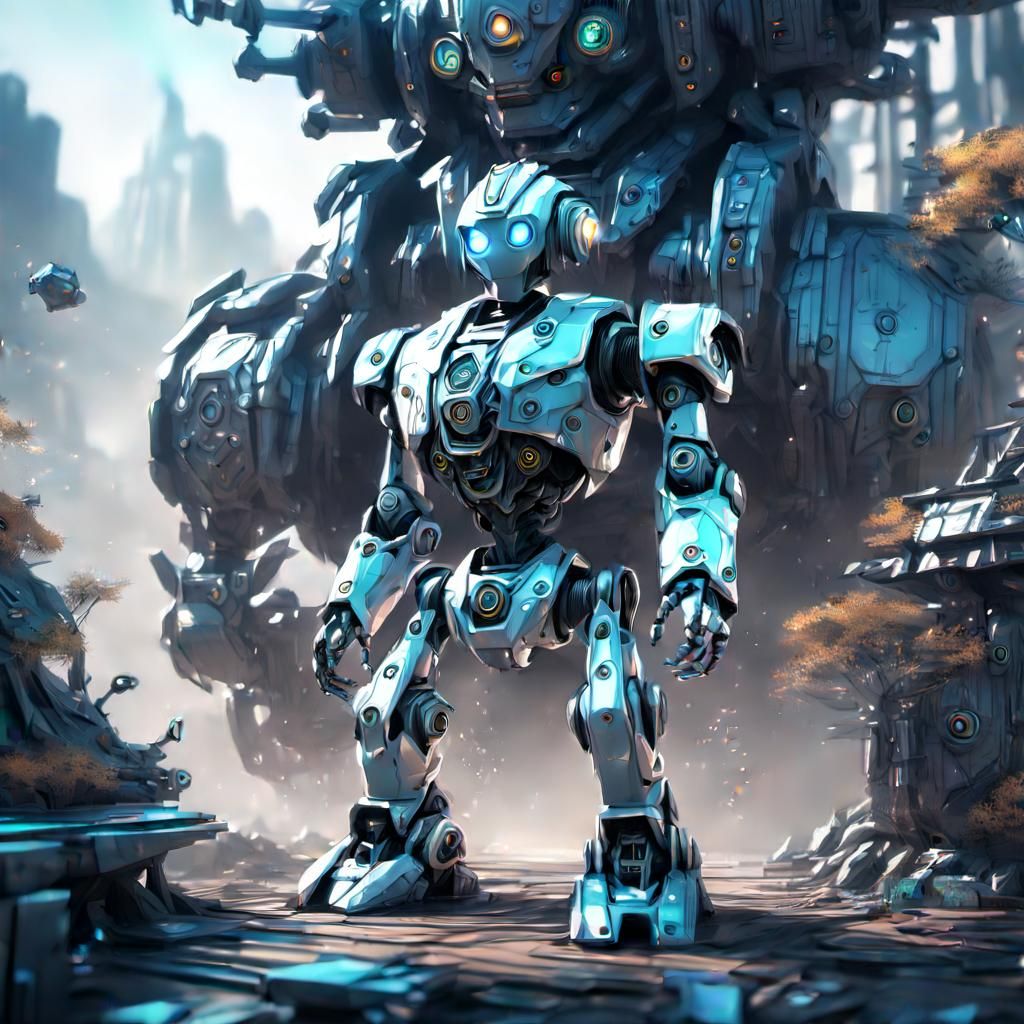 Mecha world - AI Generated Artwork - NightCafe Creator
