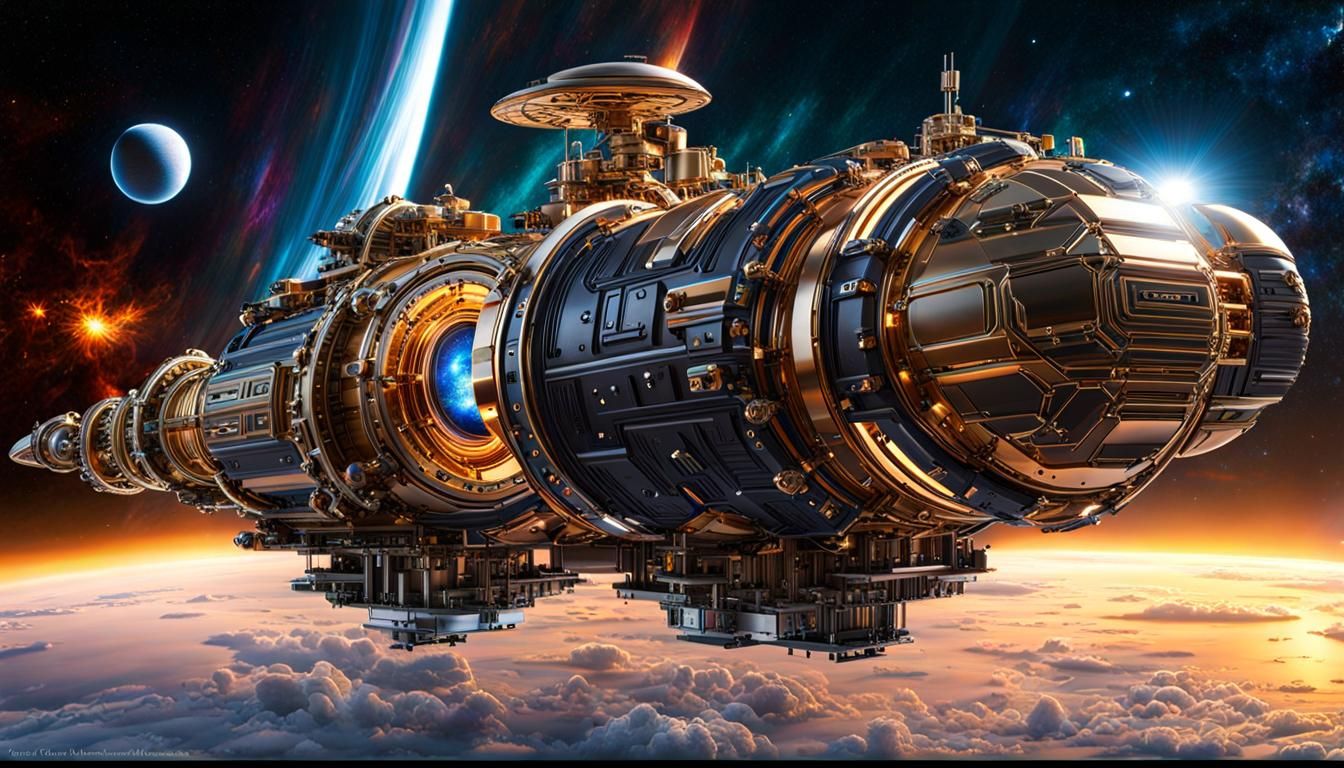 Cosmic Juggernaut - AI Generated Artwork - NightCafe Creator