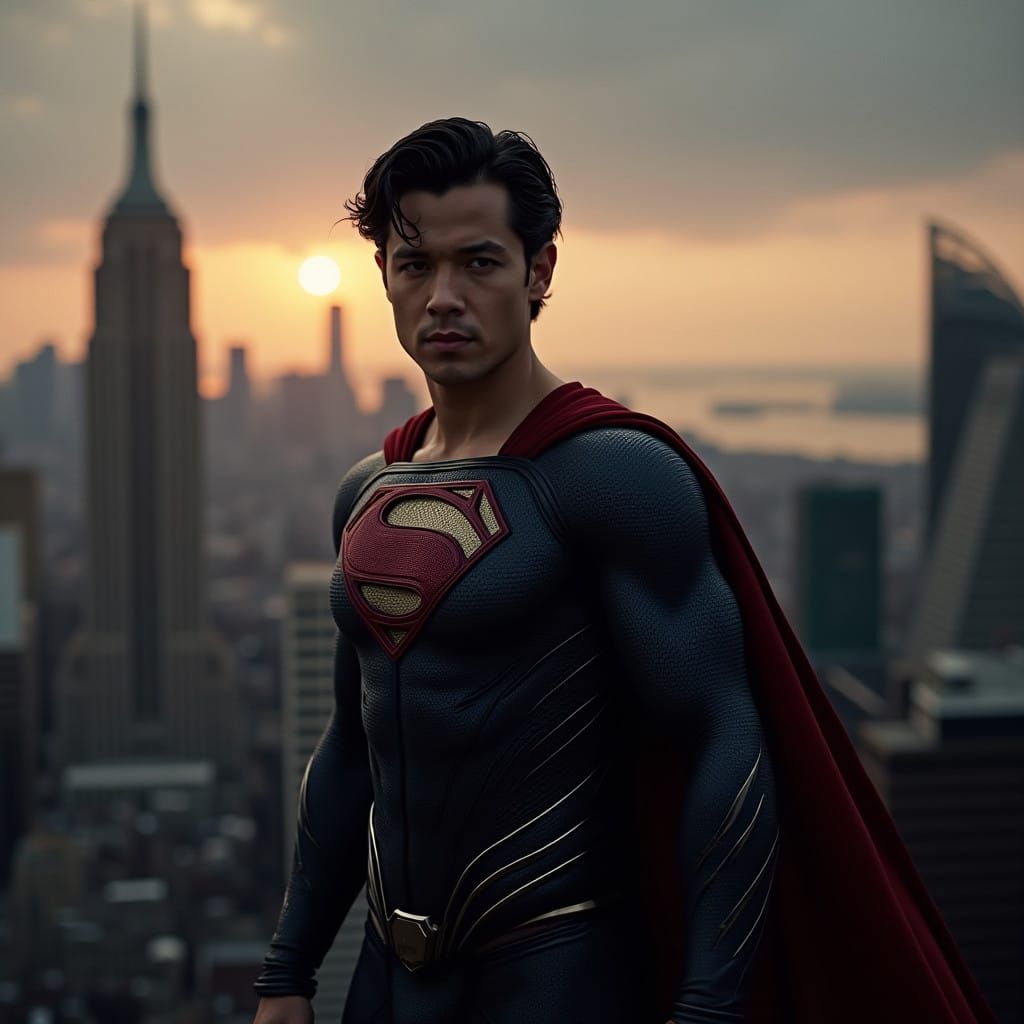 Bruno Mars as Superman - Bruno Mars as Dark Superman in Grit...