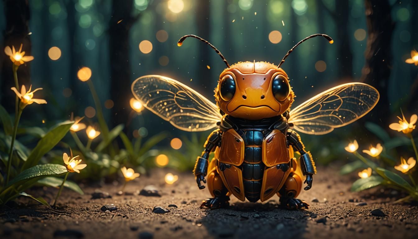 gentle firefly - AI Generated Artwork - NightCafe Creator