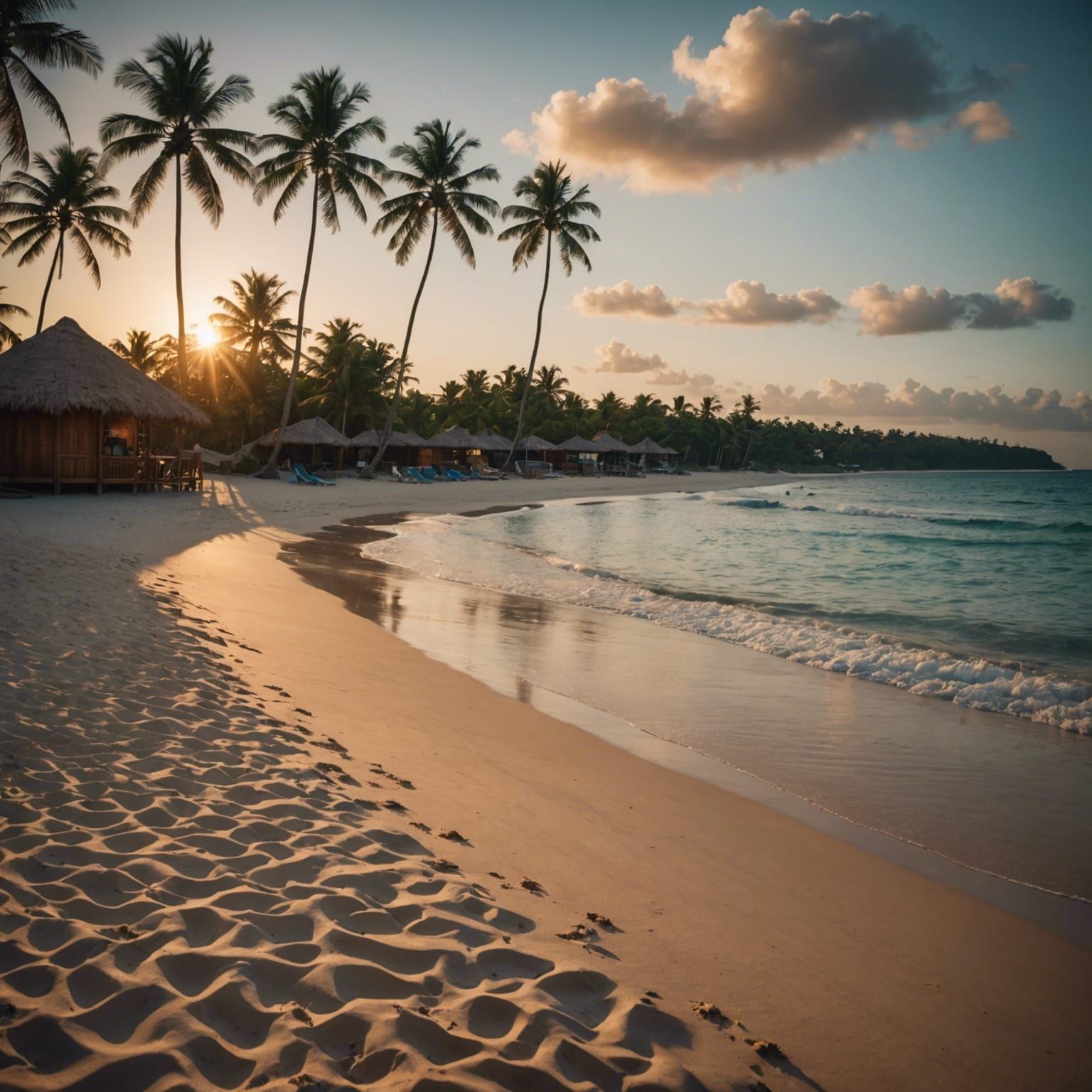 Grab a coconut drink and a hammock and come relax. - AI Generated ...