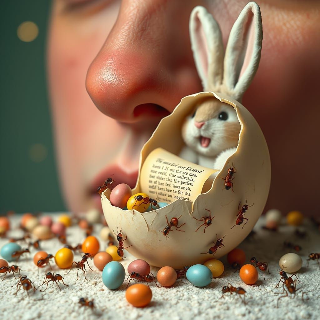 Easter is when the nose turns red and the candy grows into live little ...