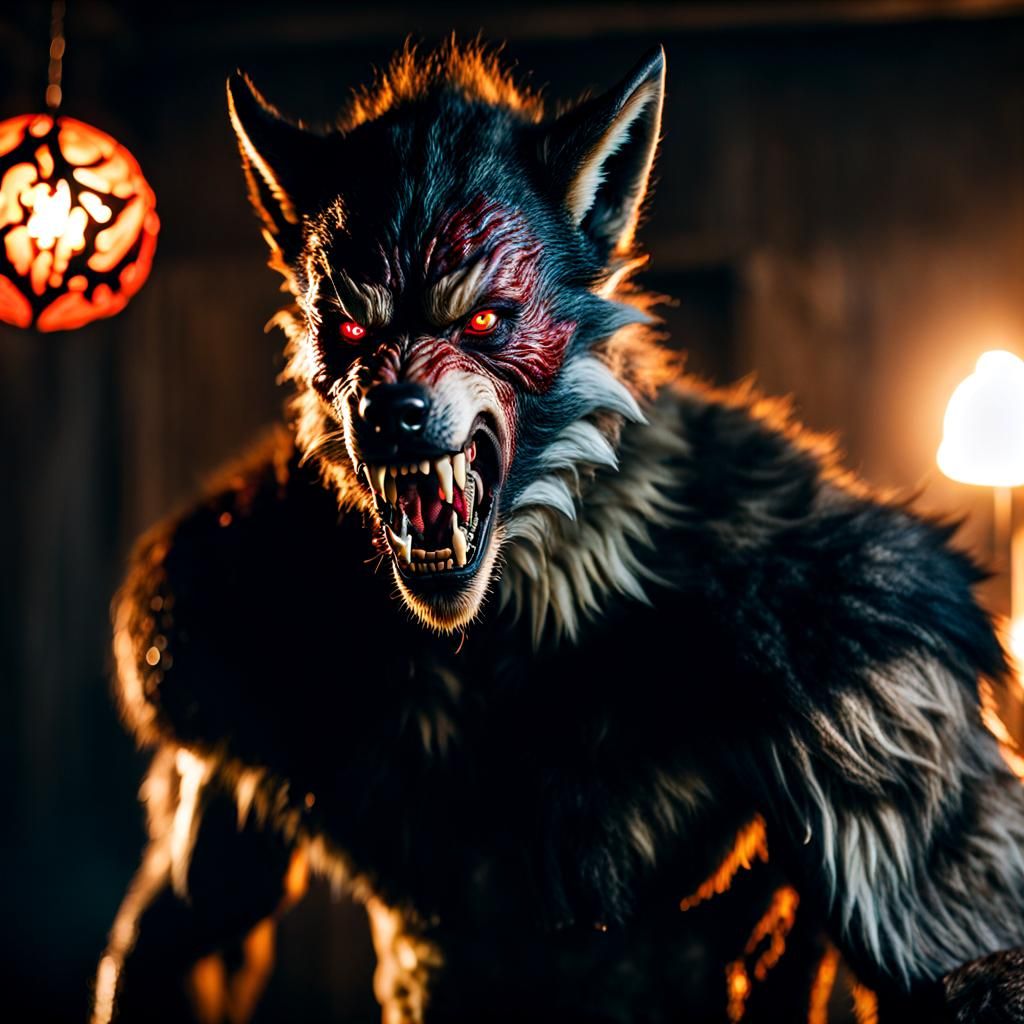 A werewolf in my house, my worst childhood nightmare - AI Generated ...