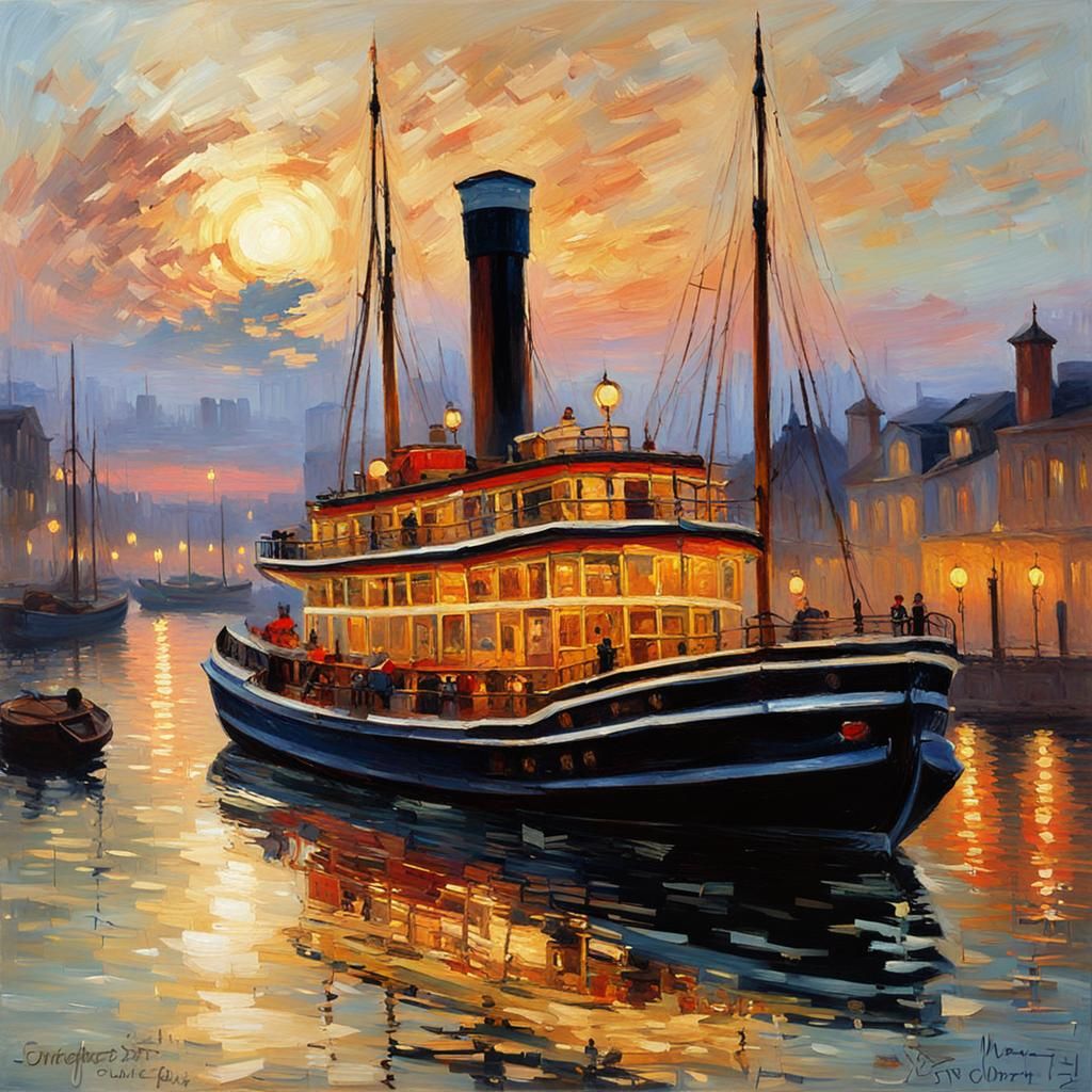 steamboat - AI Generated Artwork - NightCafe Creator