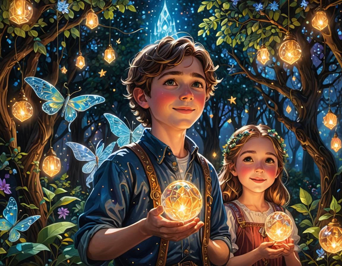 Sibling Adventure - AI Generated Artwork - NightCafe Creator