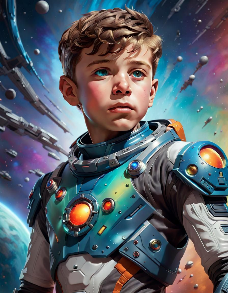 Junior Space Cadet - AI Generated Artwork - NightCafe Creator