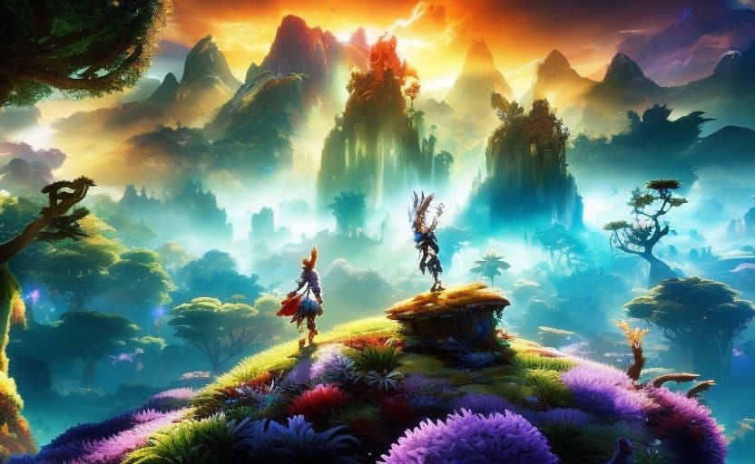 Fantasy World - AI Generated Artwork - NightCafe Creator