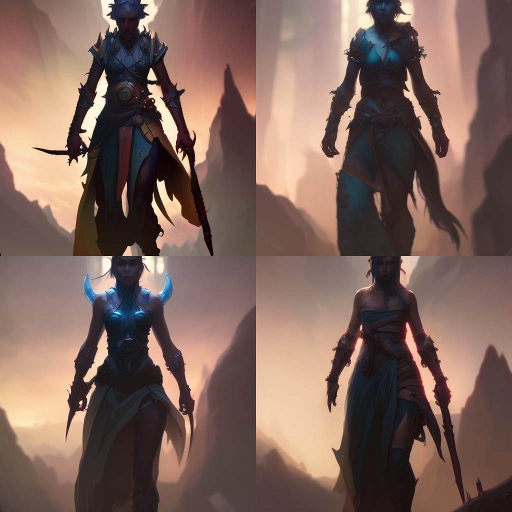 Dark Elf Assassin - AI Generated Artwork - NightCafe Creator