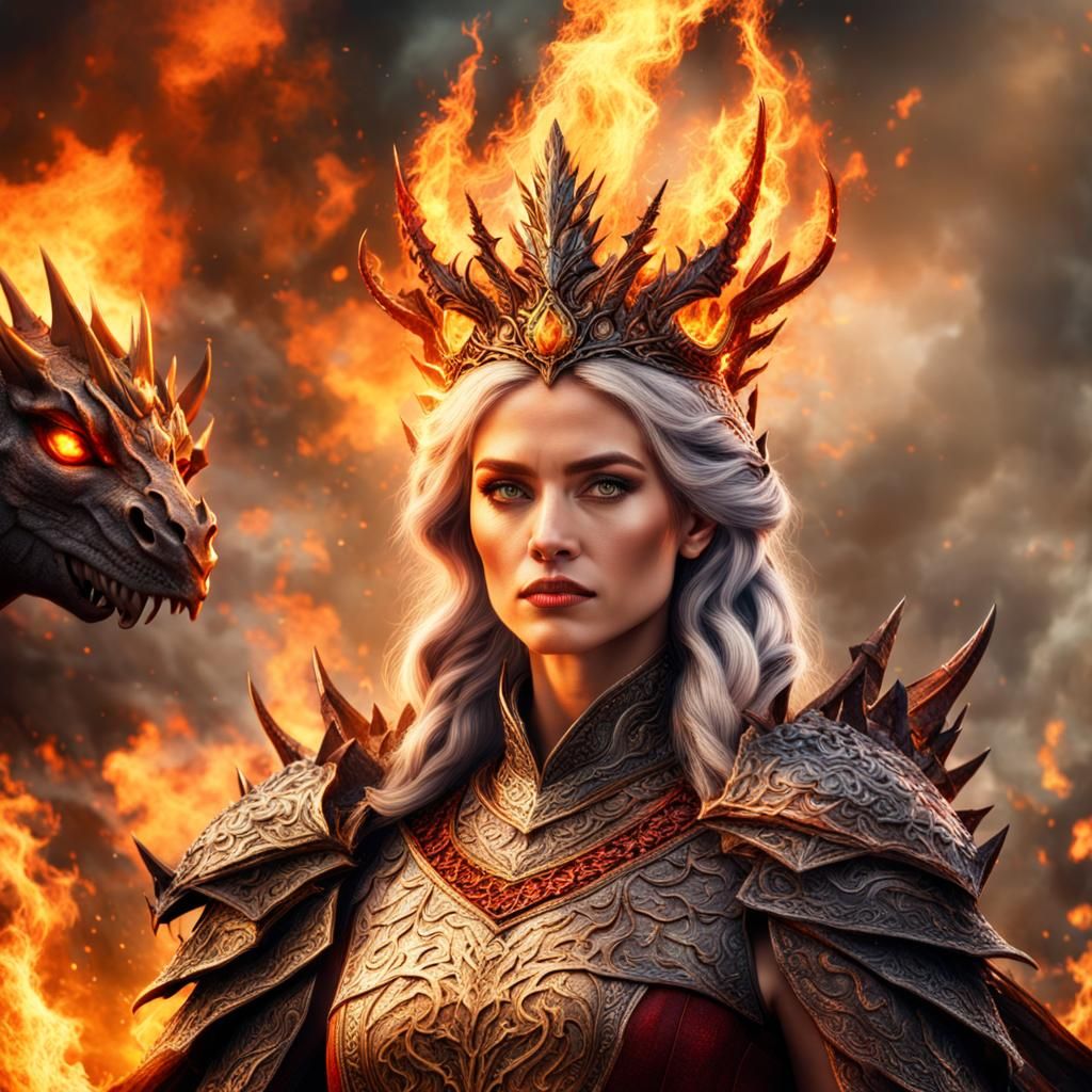 Queen of fire 🔥 - AI Generated Artwork - NightCafe Creator