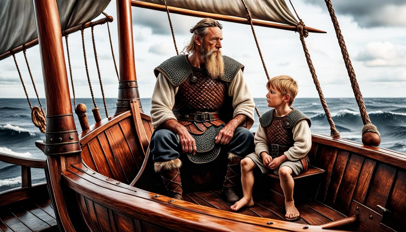 Father and Son - AI Generated Artwork - NightCafe Creator