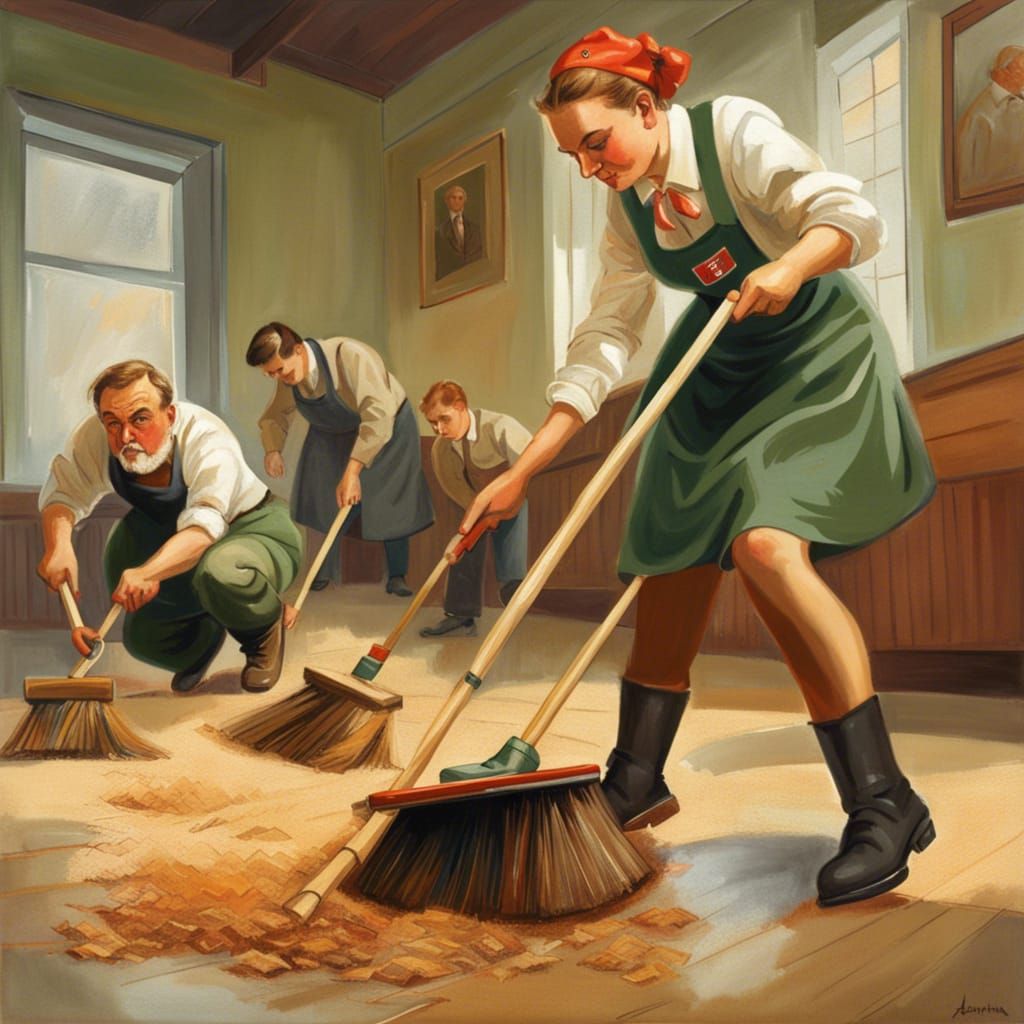 Sweepers speed sweeping contest at The International Sweeping ...