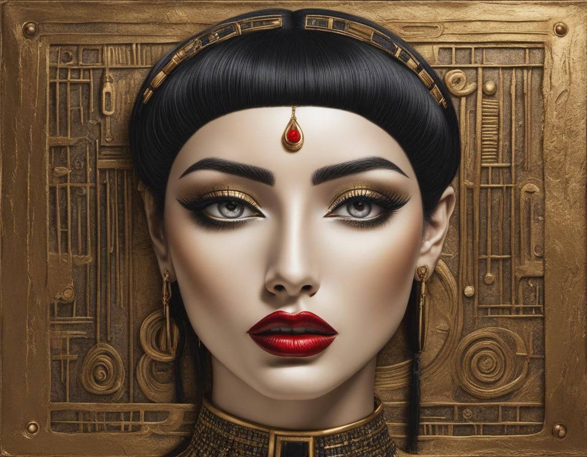 6 pictures (5/6): Queen Cleopatra. This represents power and beauty ...