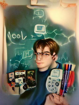 Portrait of the nerdiest kid at your high school in 2002 - AI Generated ...