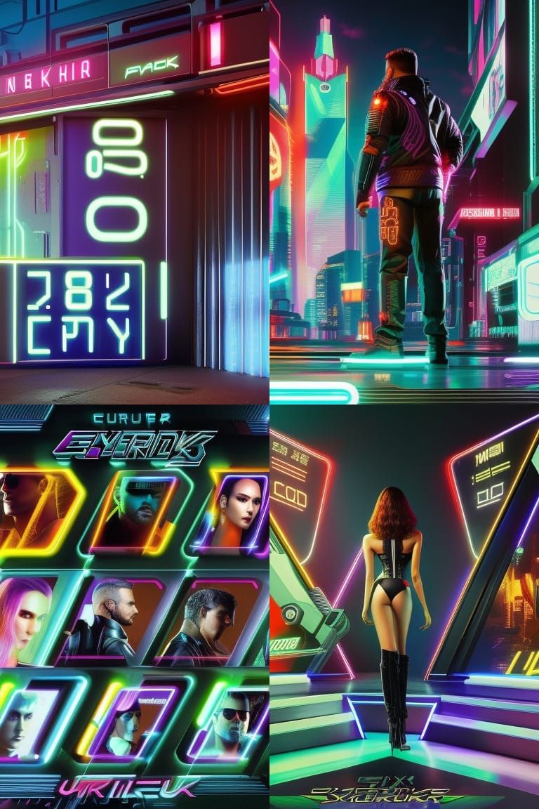 cyber sexfoxology mirror mind cyberpunk 2099 blade runner 2049 neon synthwave neon retro : r ...