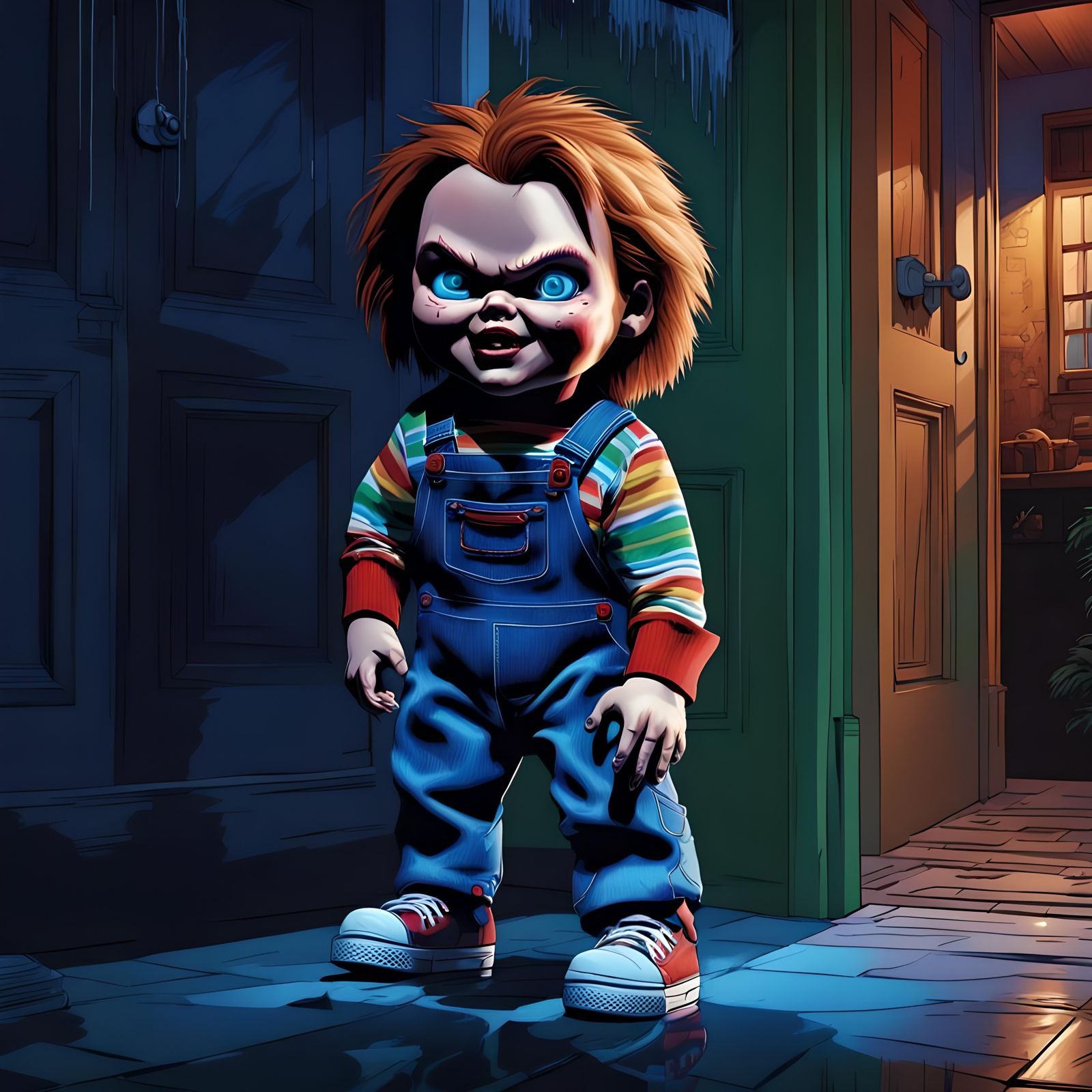 Chucky’s Back - AI Generated Artwork - NightCafe Creator