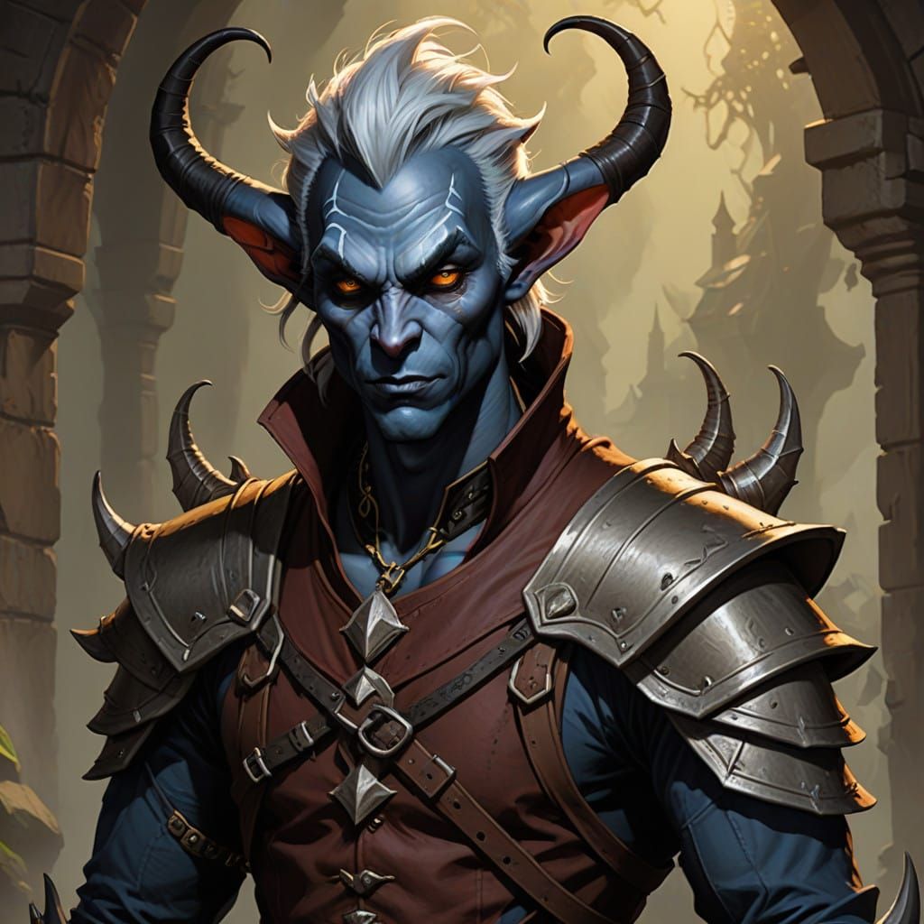 goblin drow tiefling hybrid male - Dark Fantasy Goblin Drow...