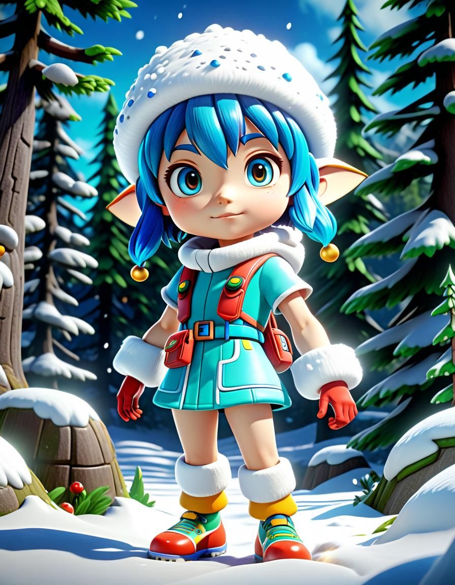 Video game character Pixie Snowfall - AI Generated Artwork - NightCafe Creator