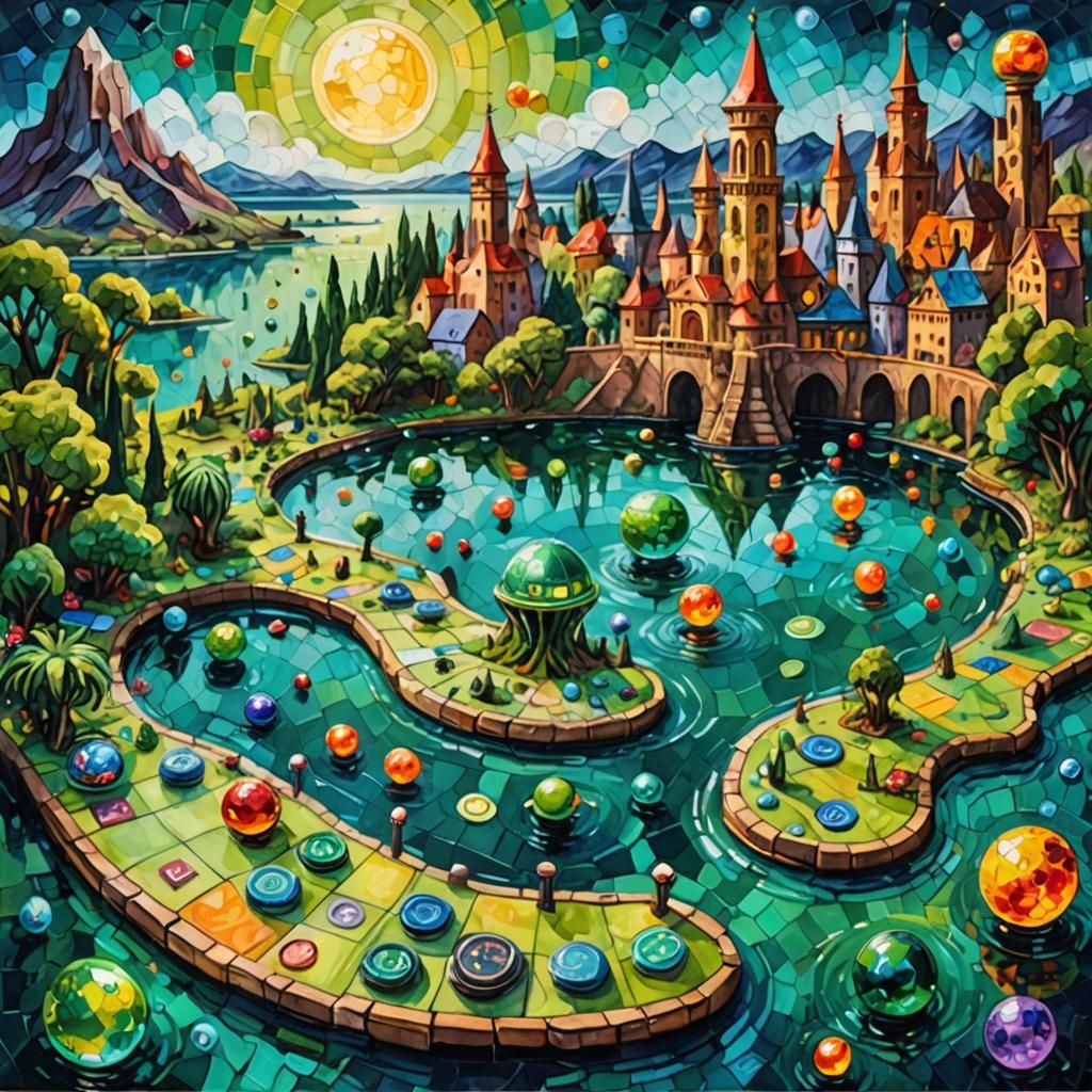 Exotic board game - AI Generated Artwork - NightCafe Creator