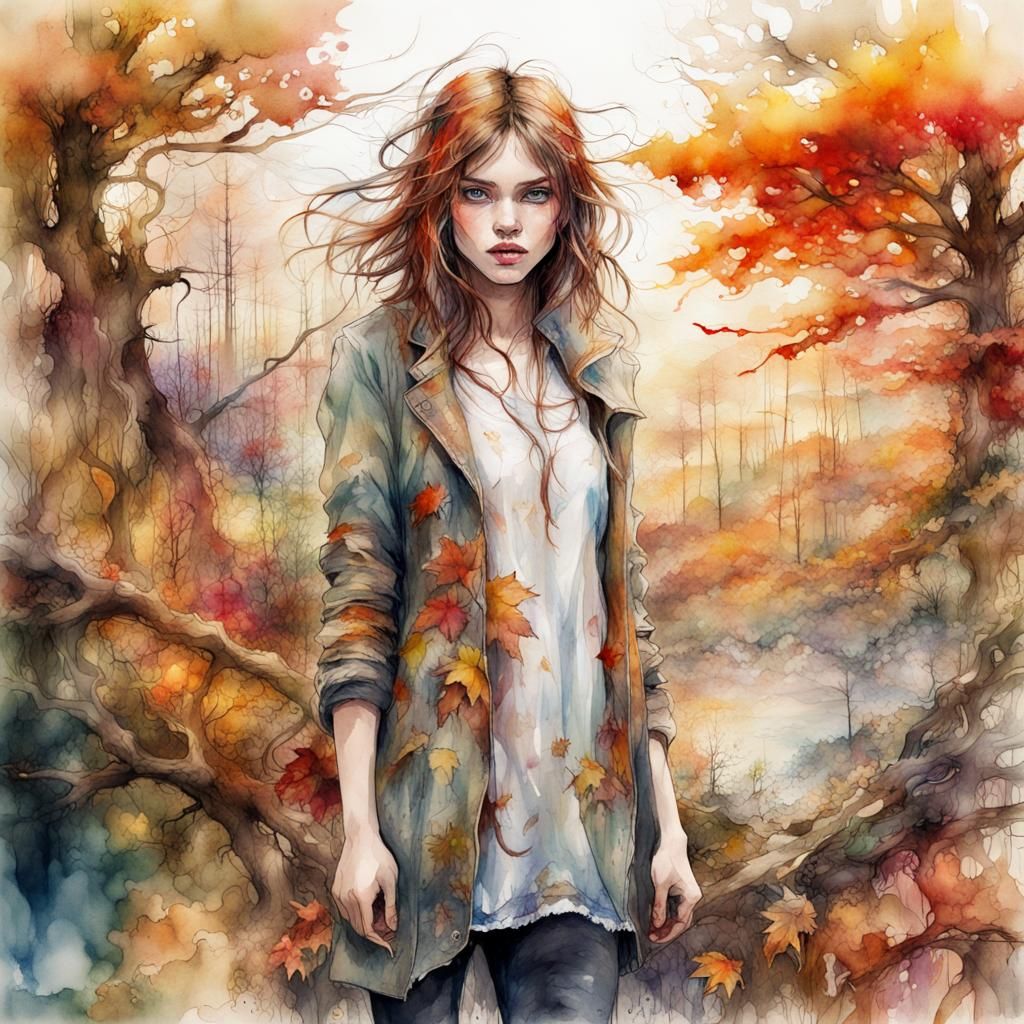 Autumn - AI Generated Artwork - NightCafe Creator