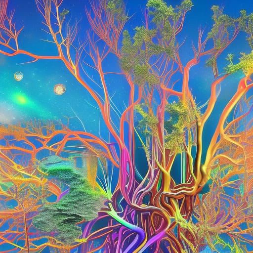 universe roots - AI Generated Artwork - NightCafe Creator