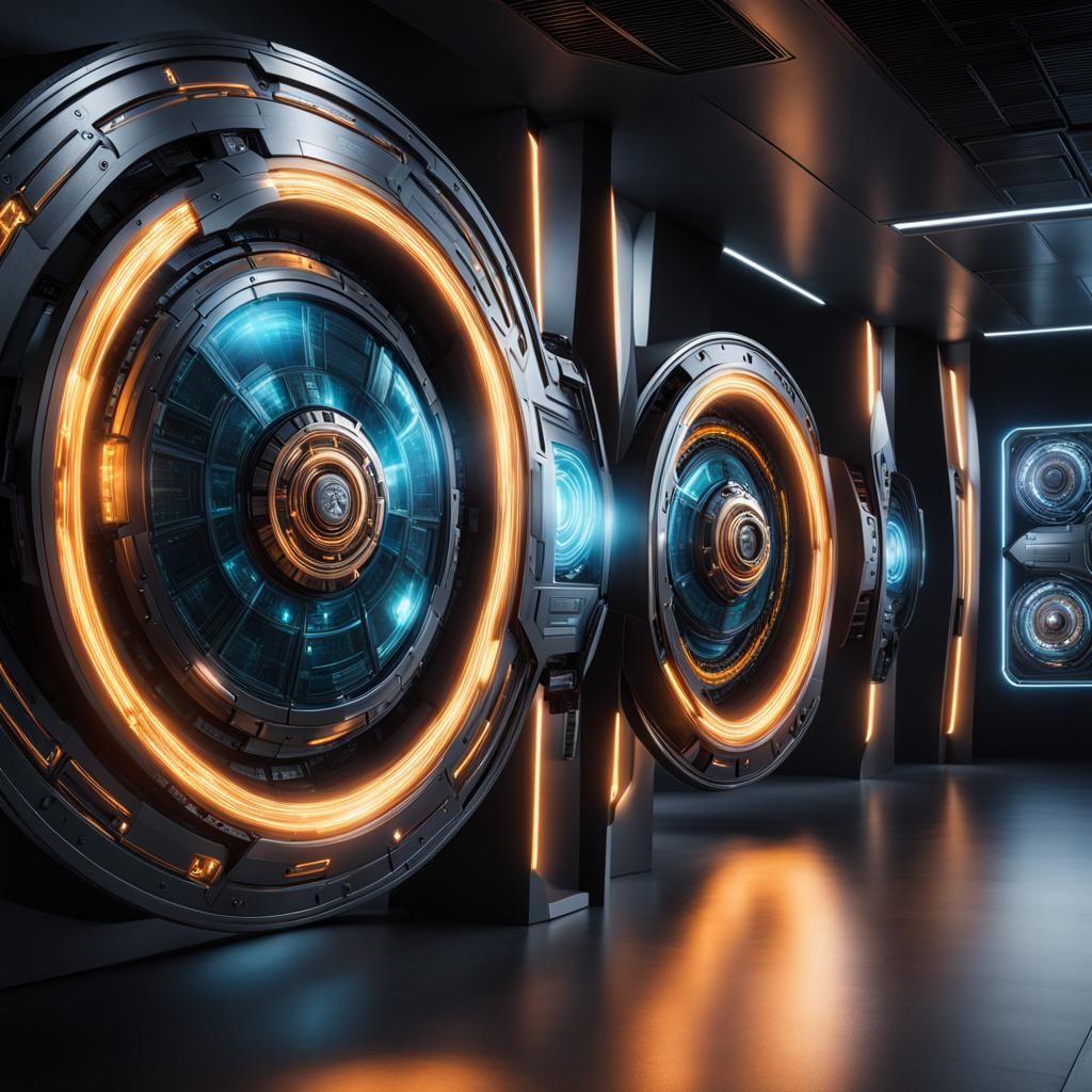 Modern interpretations featuring futuristic shields with innovative ...