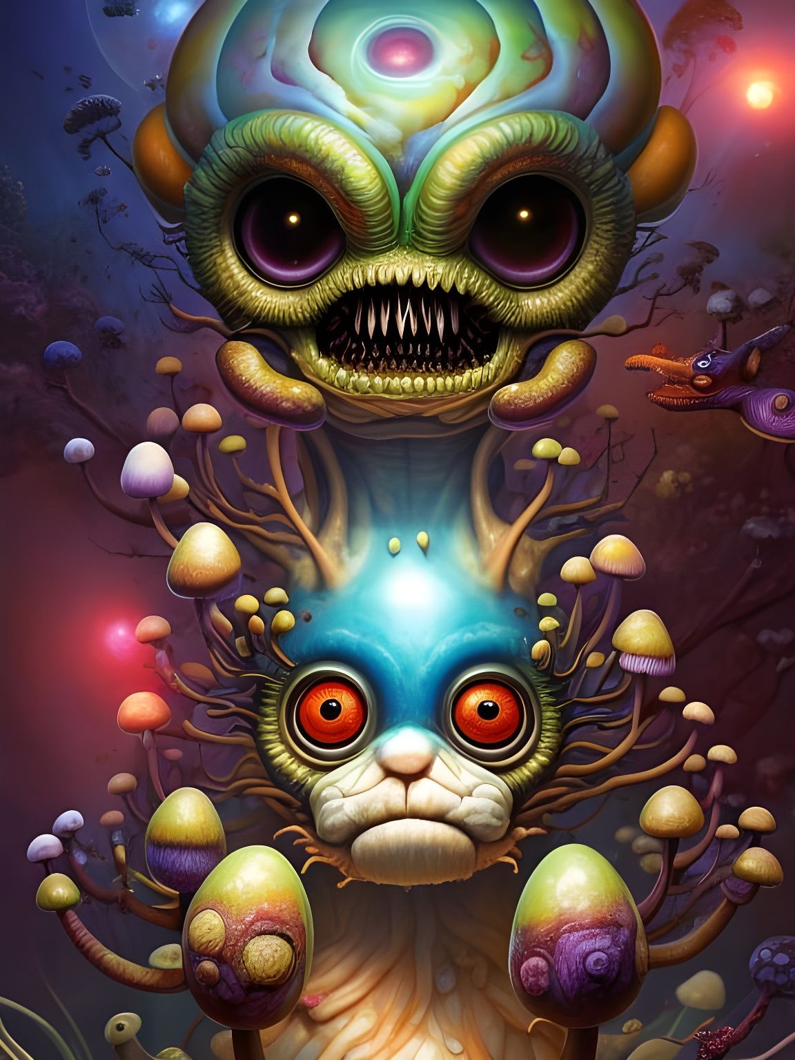 Boletinus Caninus - AI Generated Artwork - NightCafe Creator