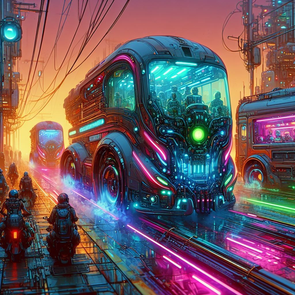 FutureCity - AI Generated Artwork - NightCafe Creator