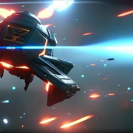 intergalactic-space-battle - AI Generated Artwork - NightCafe Creator