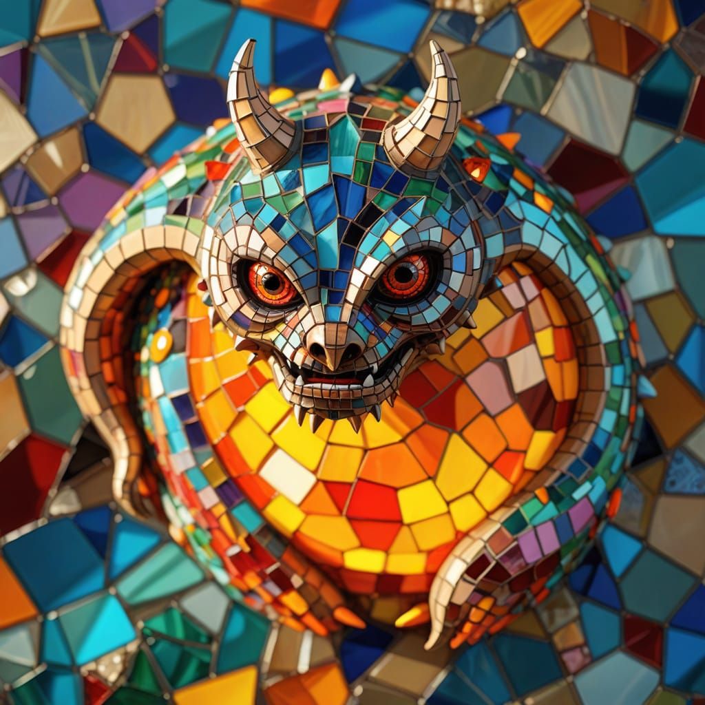 3D Mosaic Monster - 3D Mosaic Monster