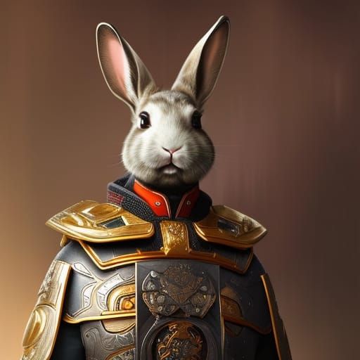 Commander Rabbit - AI Generated Artwork - NightCafe Creator