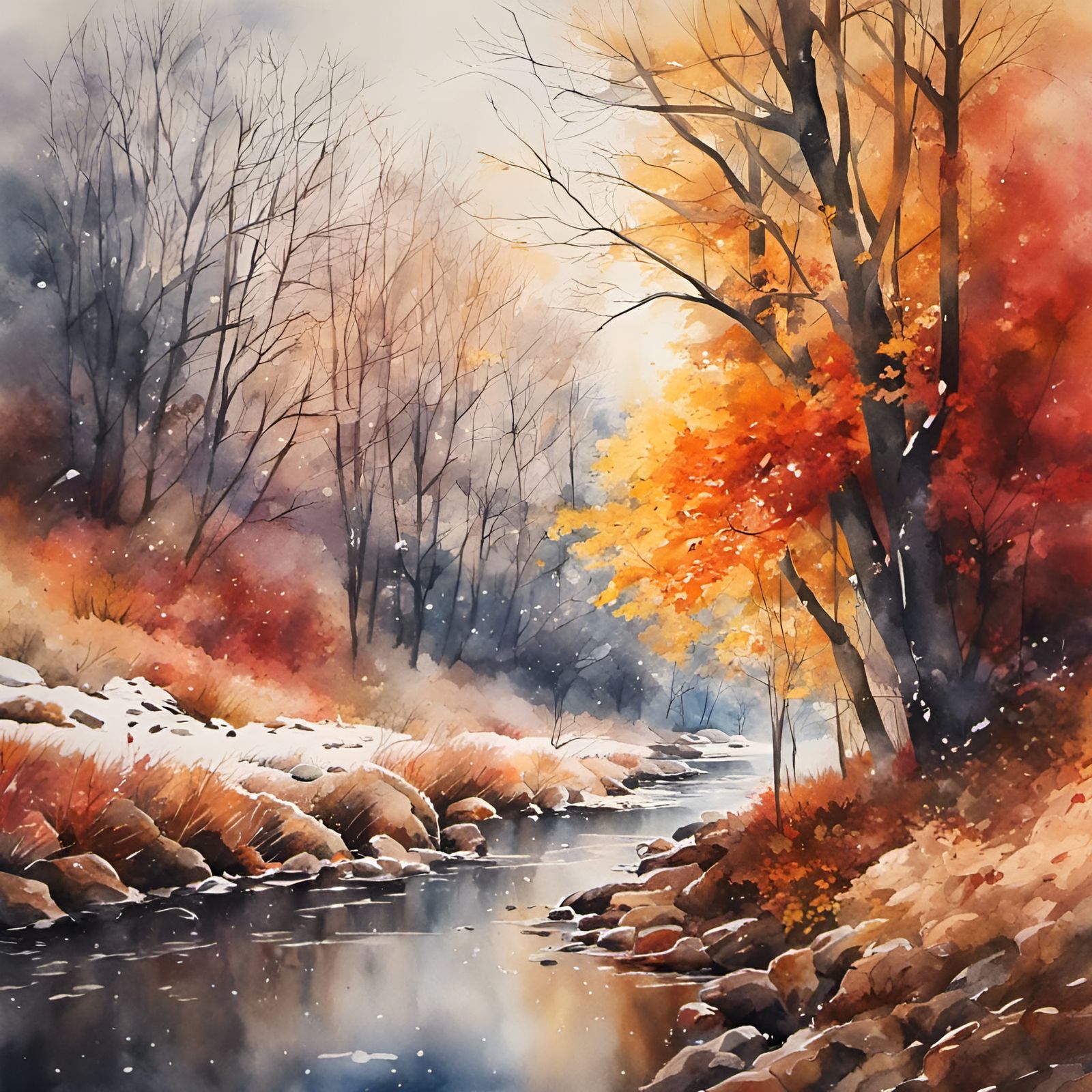 Autumn - AI Generated Artwork - NightCafe Creator