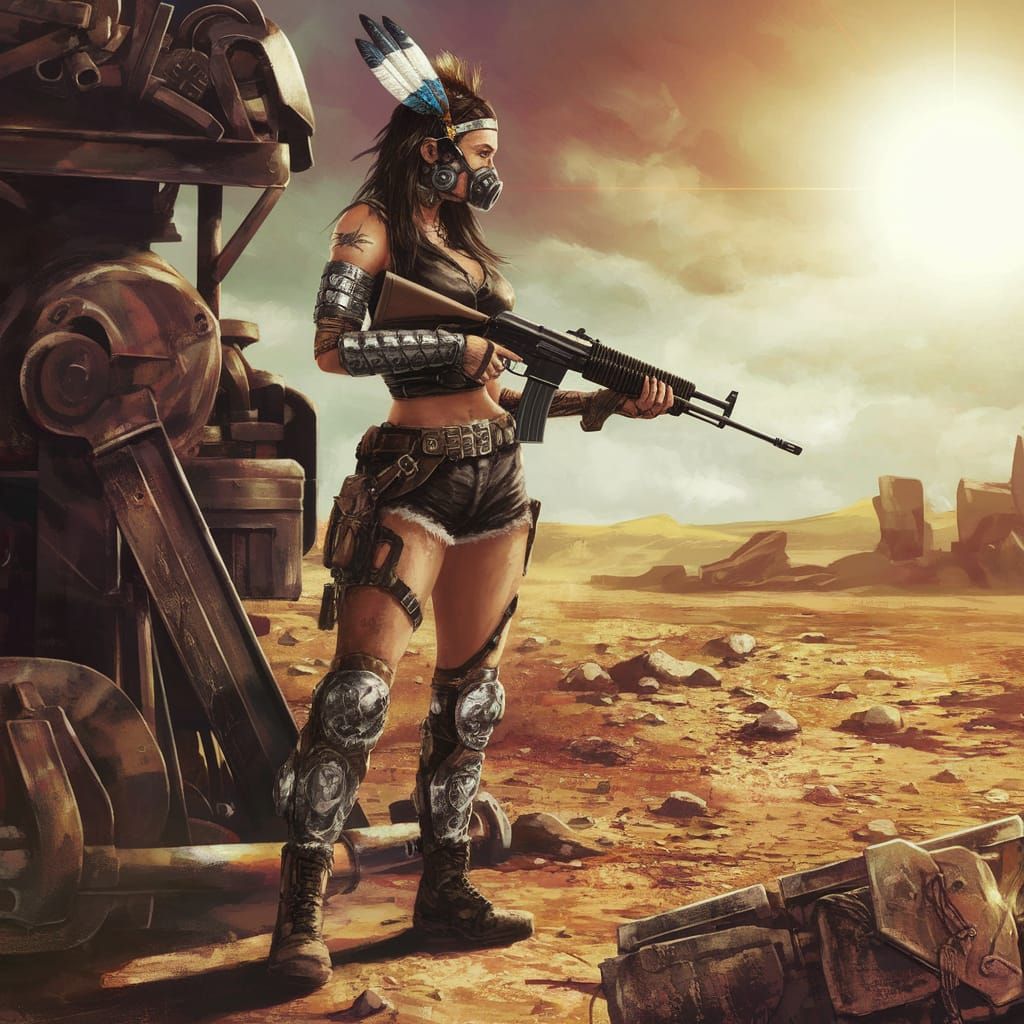 The Scorching Sun of the Texas #8 - Native American Warrior ...