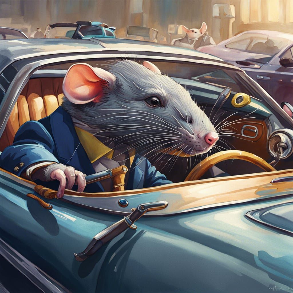 The rat race - AI Generated Artwork - NightCafe Creator