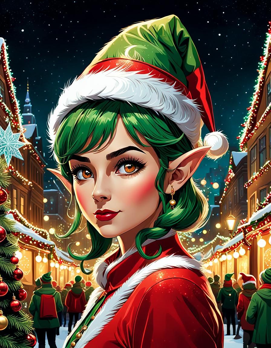 XMas Elf 🎄🎁🎉 - AI Generated Artwork - NightCafe Creator