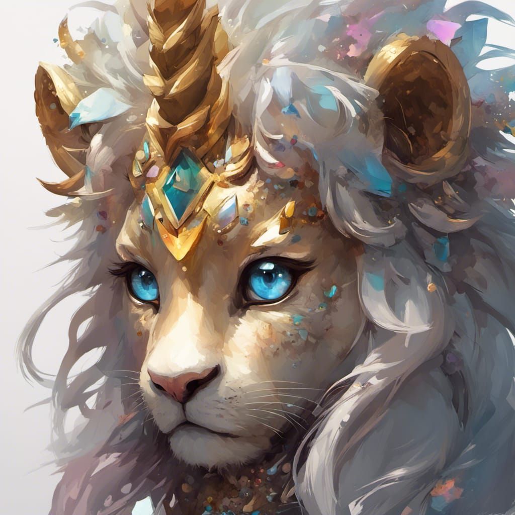 Sweet Lioness Princess - AI Generated Artwork - NightCafe Creator
