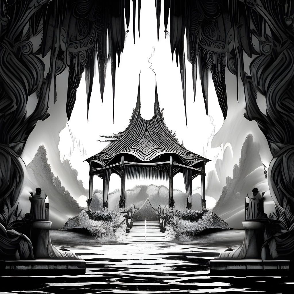 Malevolent shrine - AI Generated Artwork - NightCafe Creator