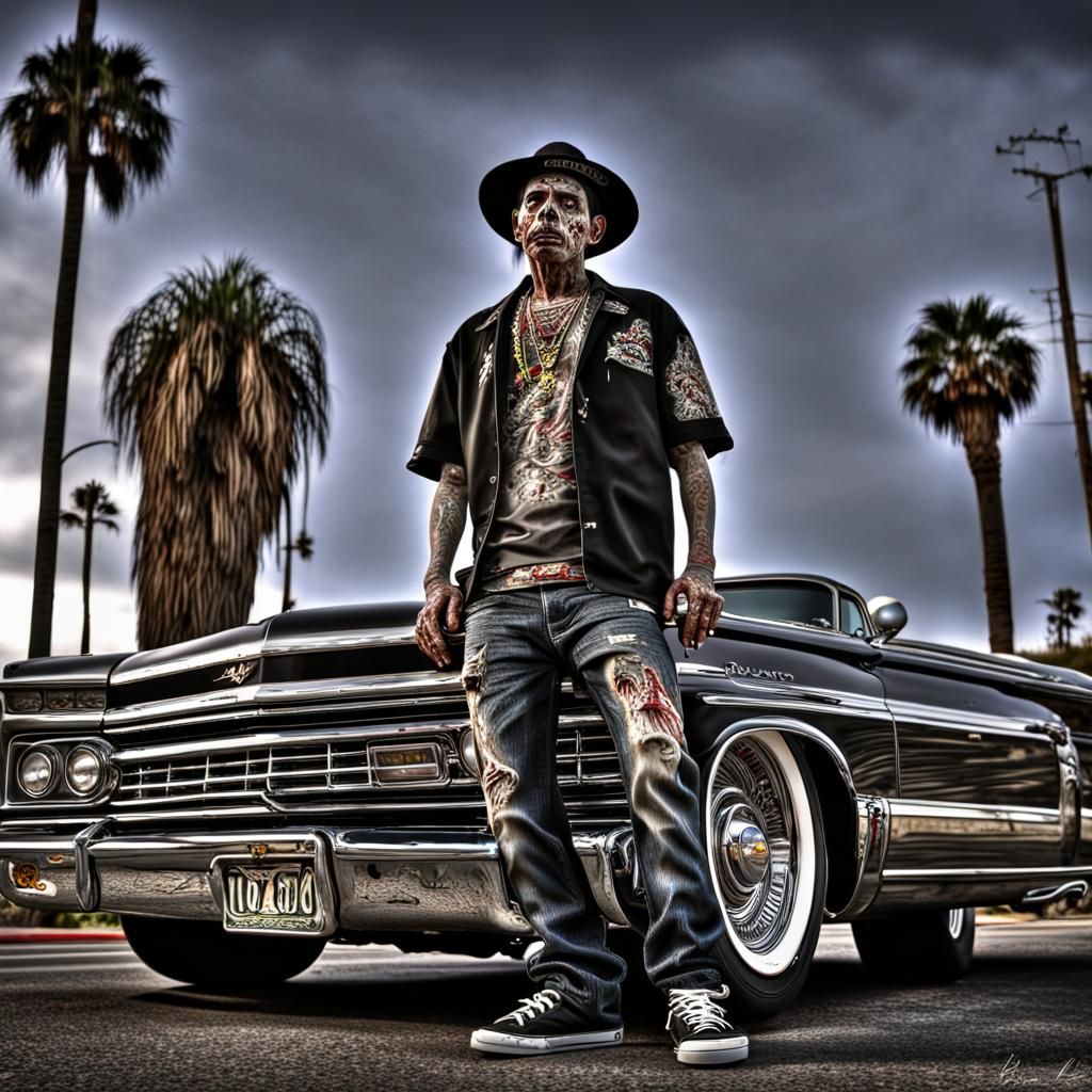 zombie california cholo lowrider - AI Generated Artwork - NightCafe Creator