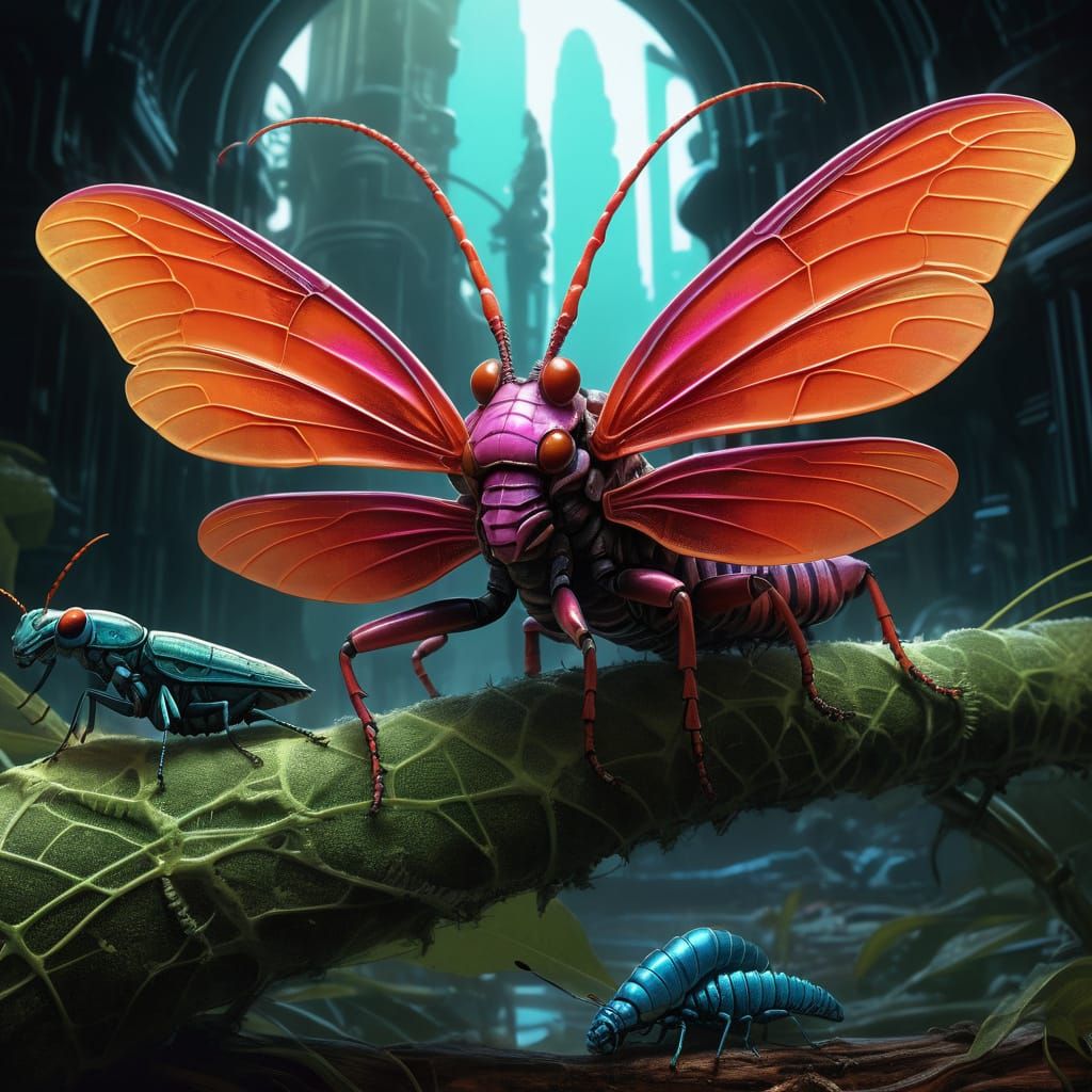 Otherworldly Alien Creature in Hyperrealistic Xeno... - AI Art