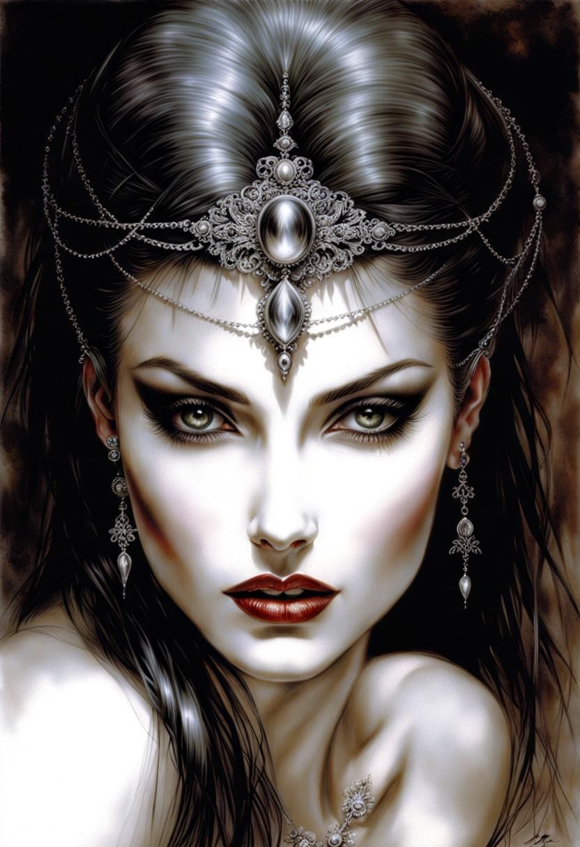 Remake. Vampire bride, by Luis Royo 2 - AI Generated Artwork ...