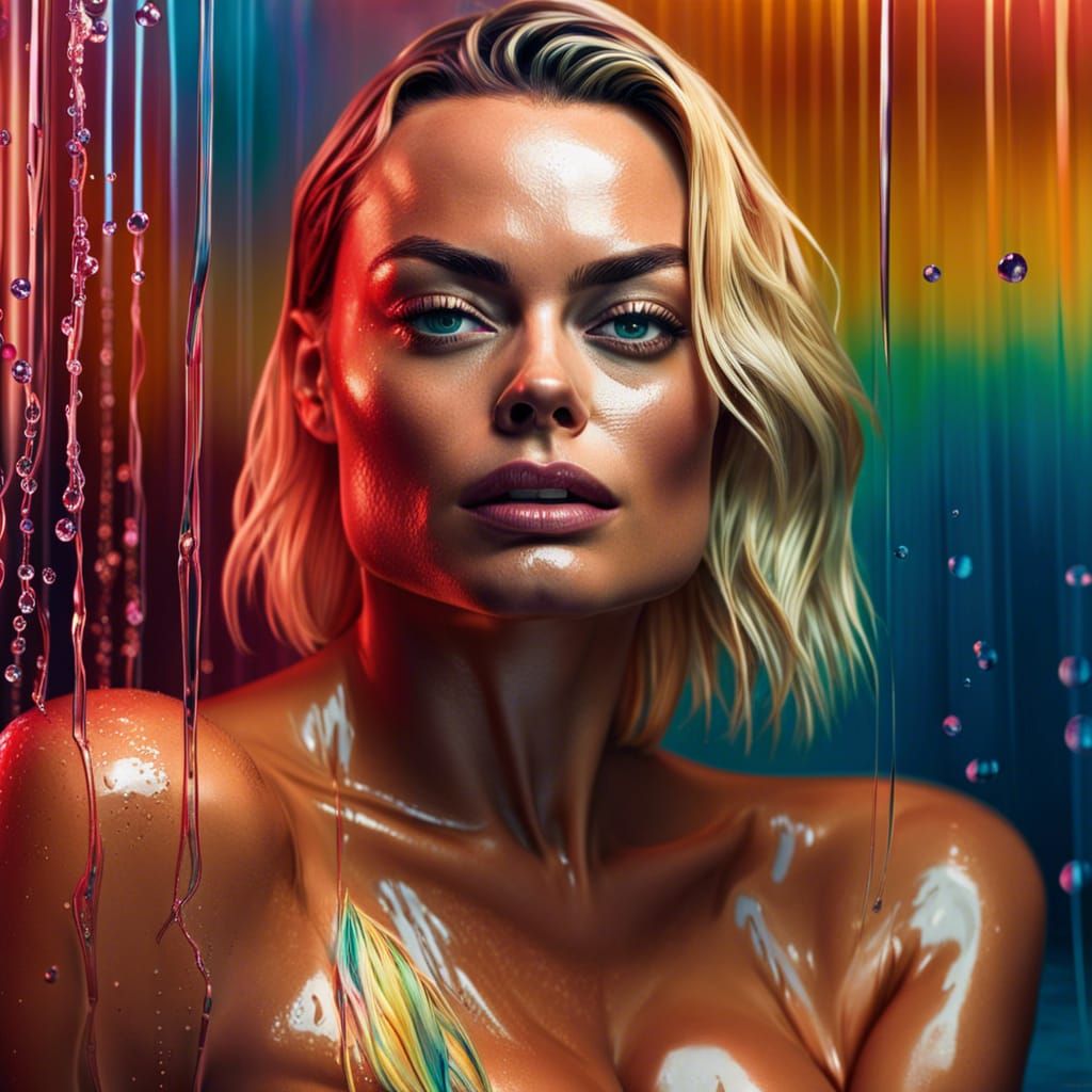 modelshoot Margot Robbie - AI Generated Artwork - NightCafe Creator
