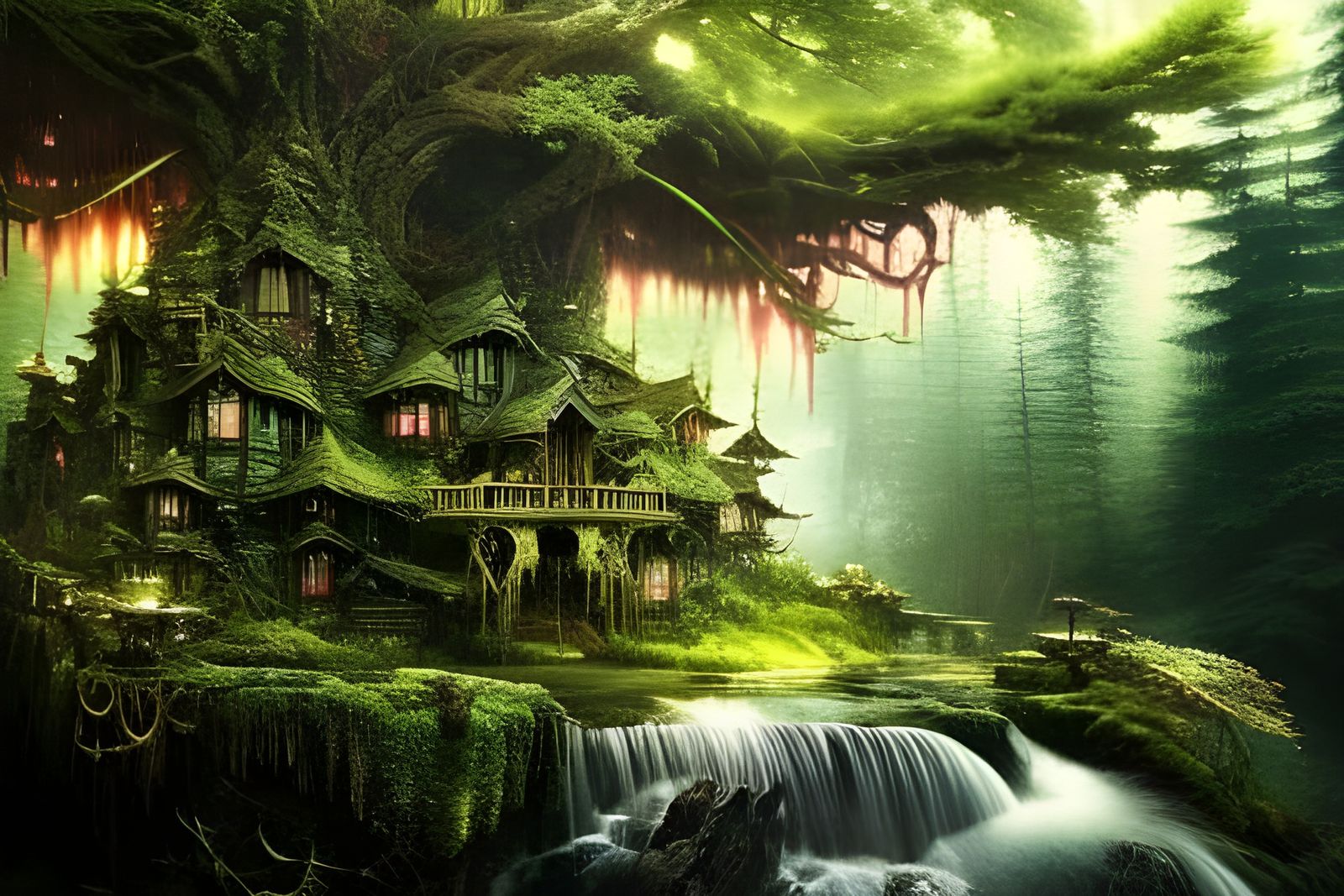 Swamp Life - AI Generated Artwork - NightCafe Creator