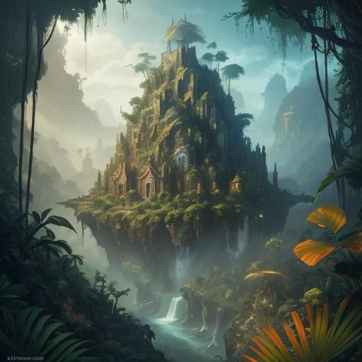 a jungle - AI Generated Artwork - NightCafe Creator