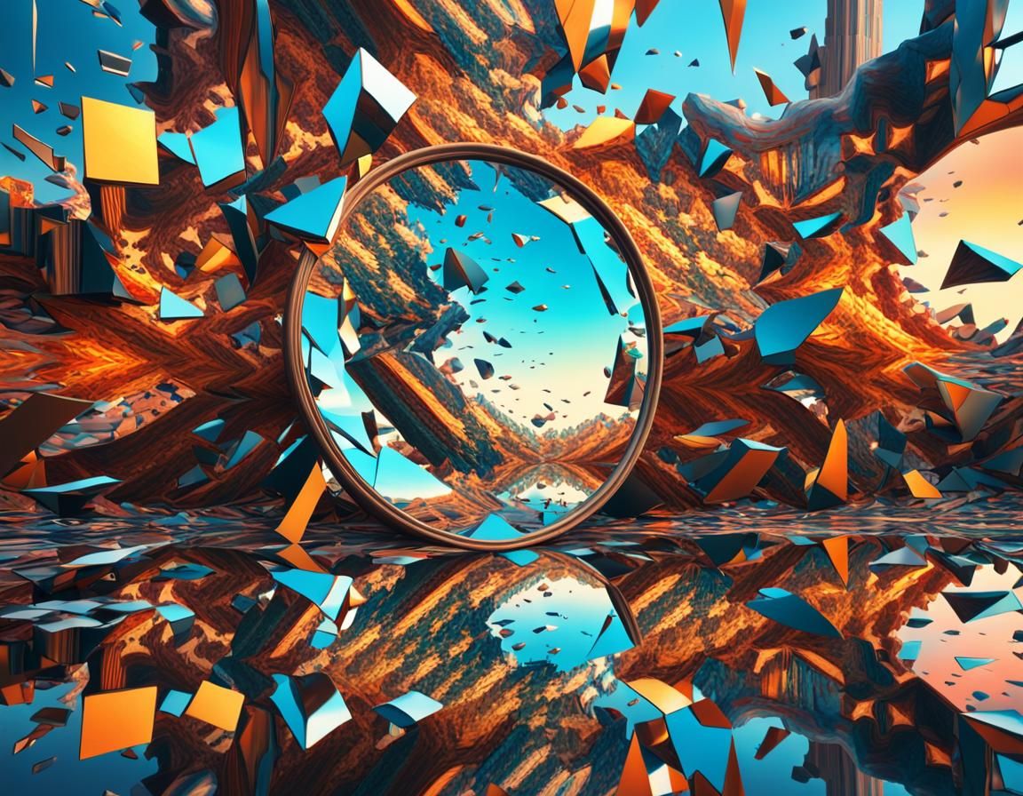 Shattered Things - AI Generated Artwork - NightCafe Creator