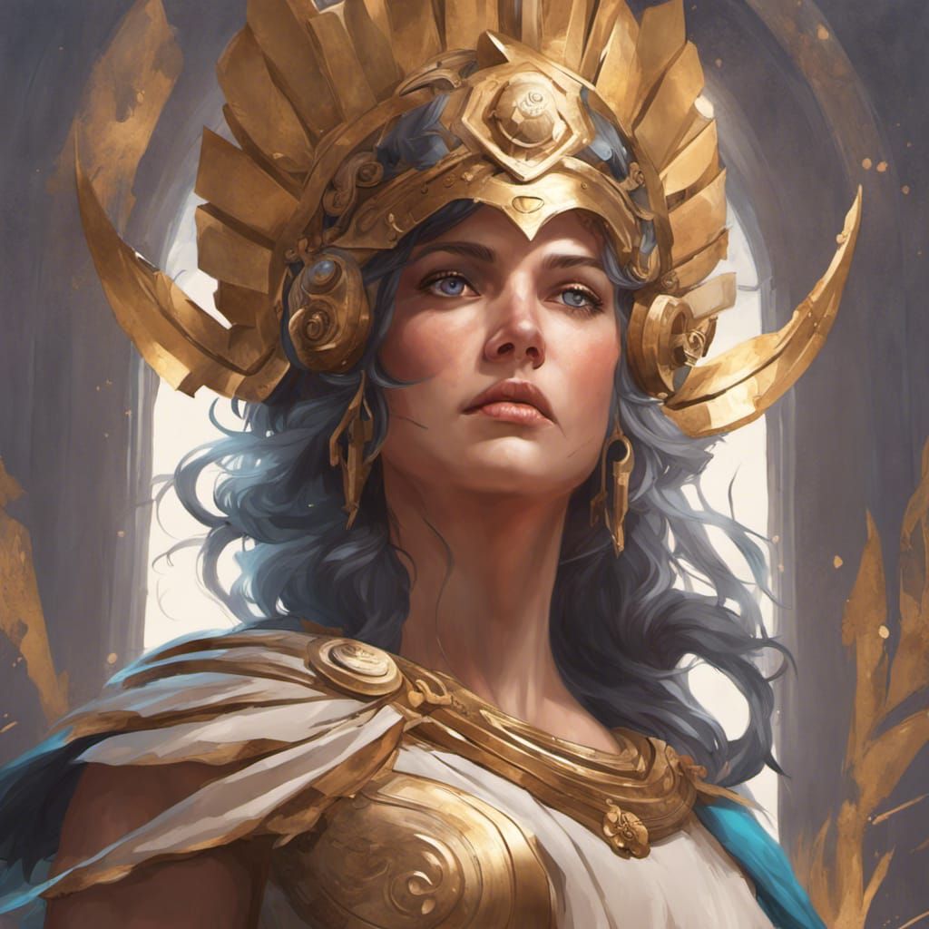 Athena's Stand - AI Generated Artwork - NightCafe Creator