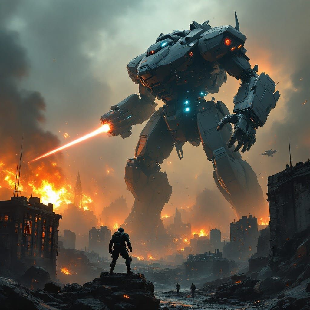 Mecha on the Battlefield 241208 - Gigantic Battle-Mechs Clas...