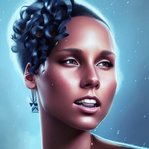 Alicia Keys - AI Generated Artwork - NightCafe Creator