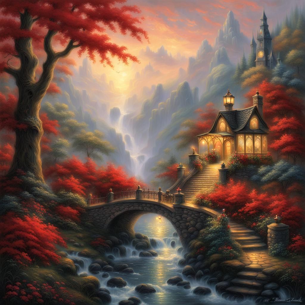 Peaceful place - AI Generated Artwork - NightCafe Creator