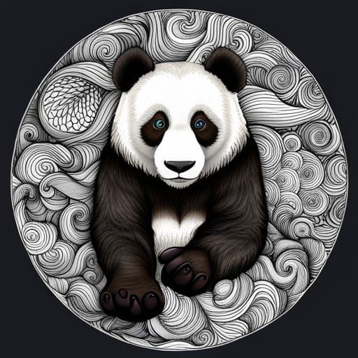 Panda - AI Generated Artwork - NightCafe Creator