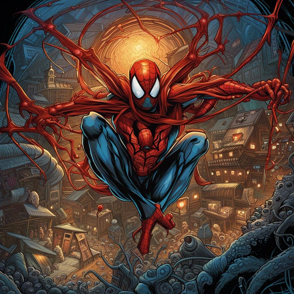 Spider. gypsy. park. - AI Generated Artwork - NightCafe Creator